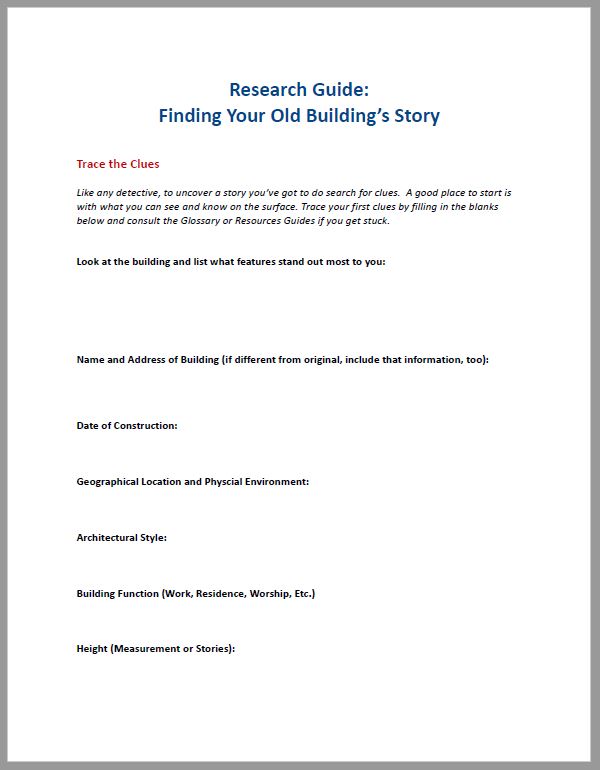 Preservation Iowa Section 4.4: Research Guide